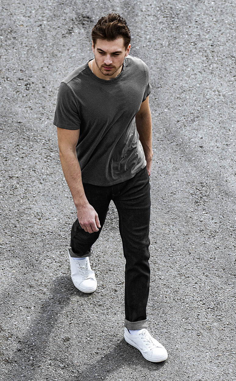 Black Performance Jeans - Woodies Clothing